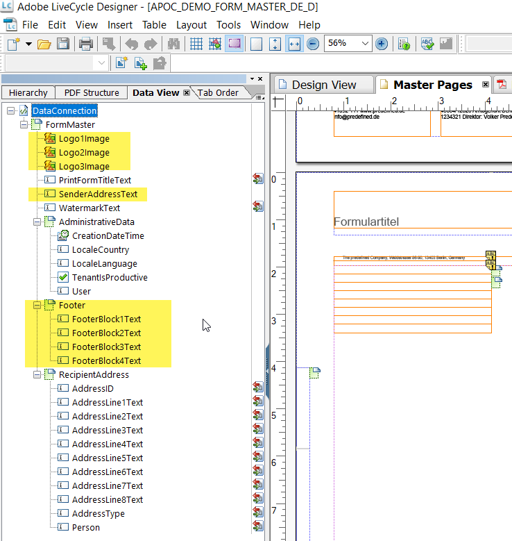 S4 HANA Output Management – Master Form Layout (Contd) – My Experiments ...